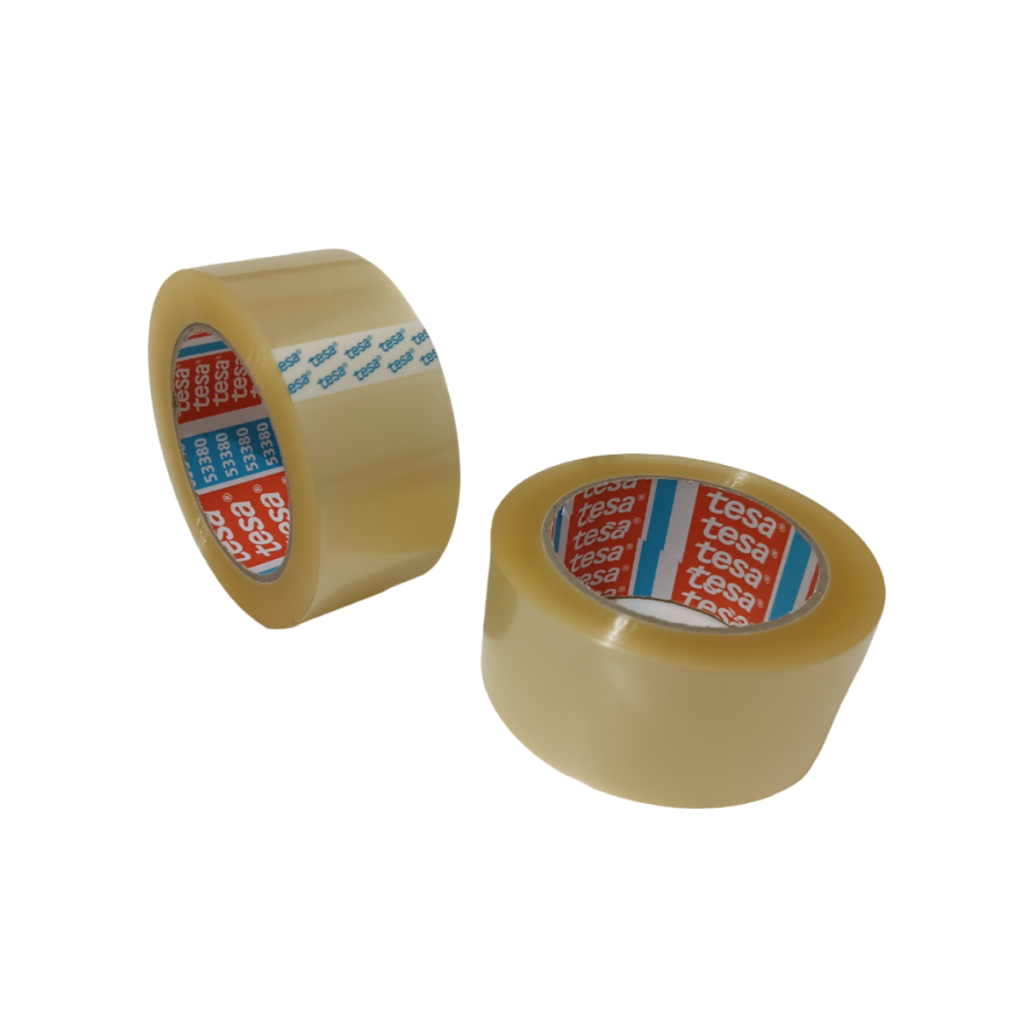 CINTA ADHESIVA TESA 100MT x 48MM x 45MC - Cartón y Estiba